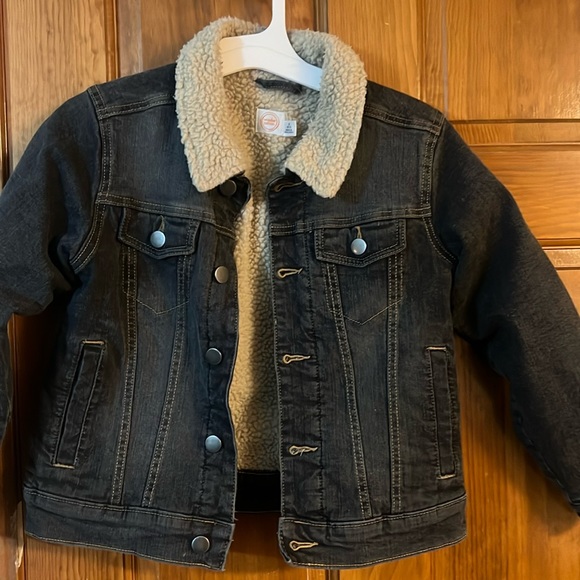 wonder nation | Jackets & Coats | Wonder Nation Boys Denim Sherpa ...